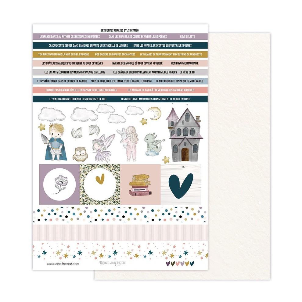 Collection de papiers : RACONTE-MOI UNE HISTOIRE