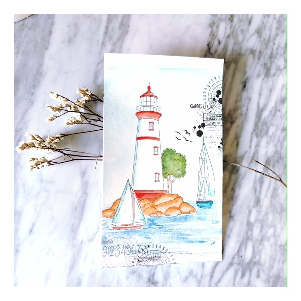 Tampons clear BORD DE MER : Garder le cap